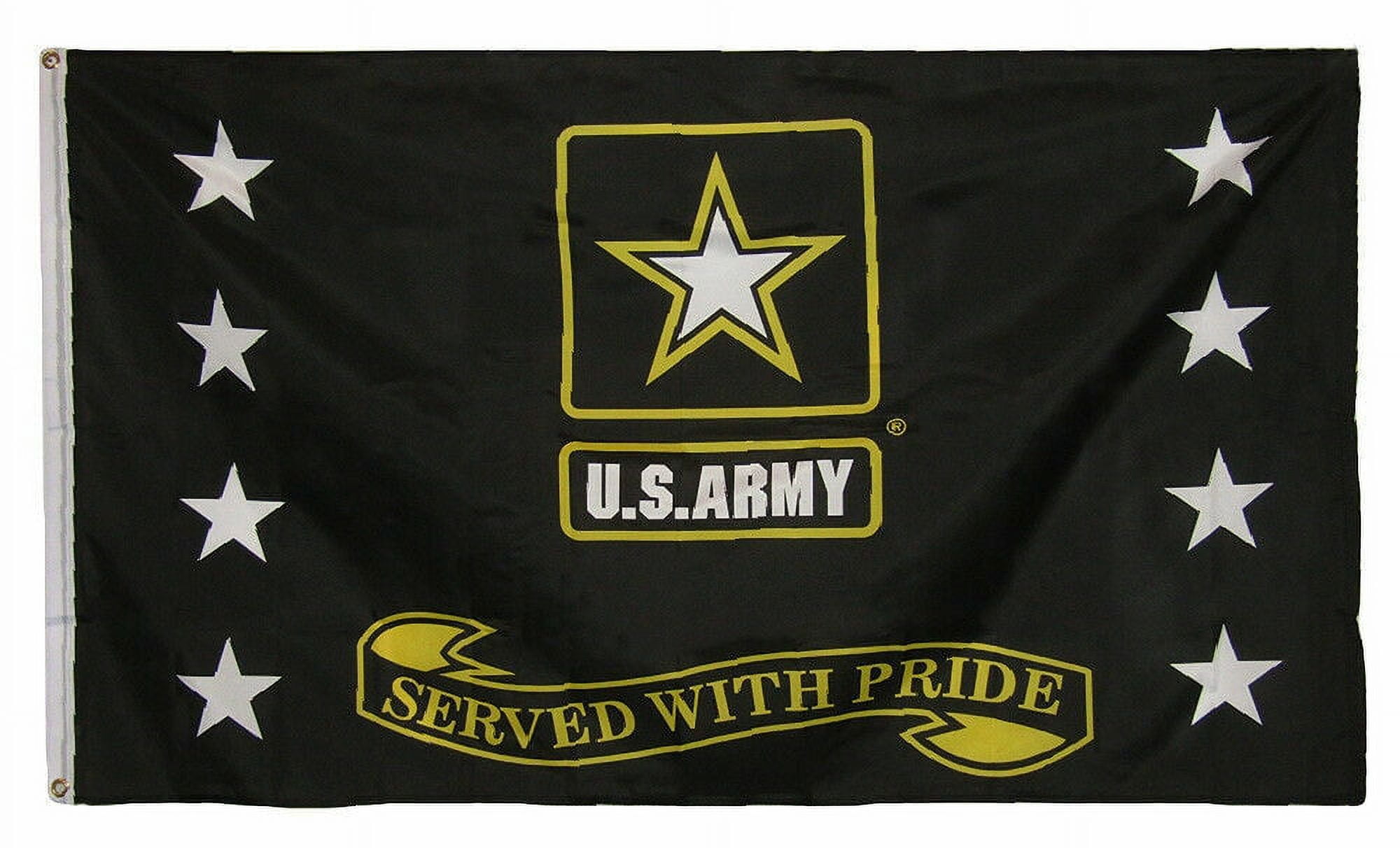 Ant Enterprises US Army Star 3'x5' Served With Pride Military Flag ...