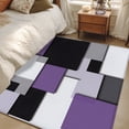 3x5 Abstract Art Area Rug for Bedroom, Washable Non Slip Low Pile Soft ...