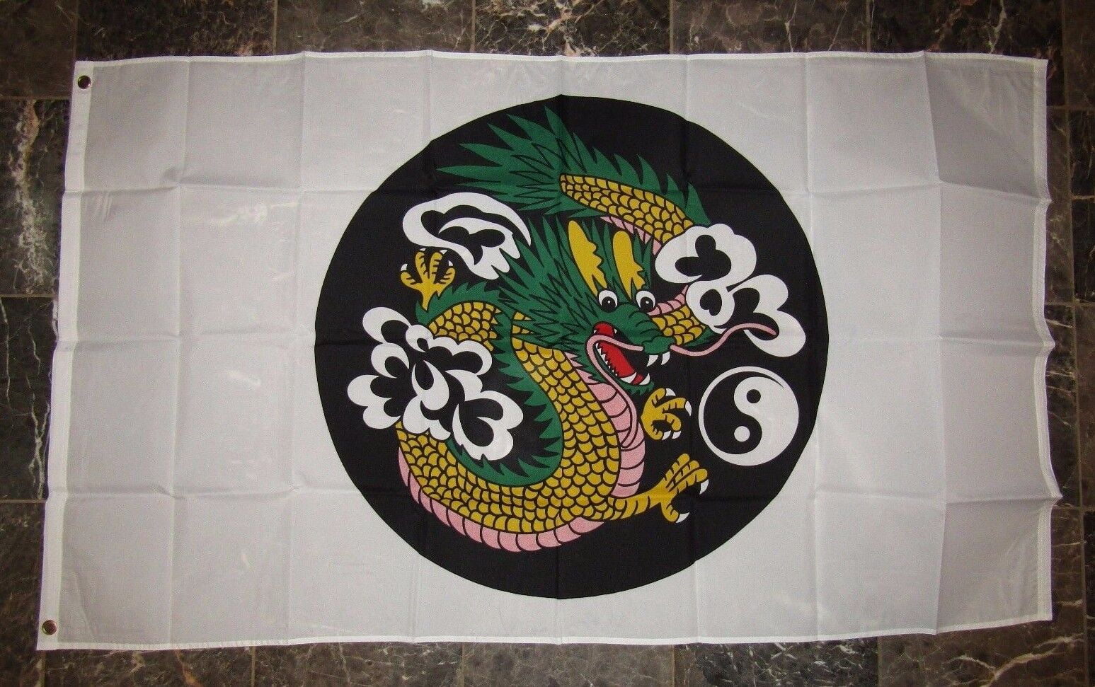 3x5 Chinese China Dragon Circle Yin Yang Flag 3'x5' Banner Grommets ...