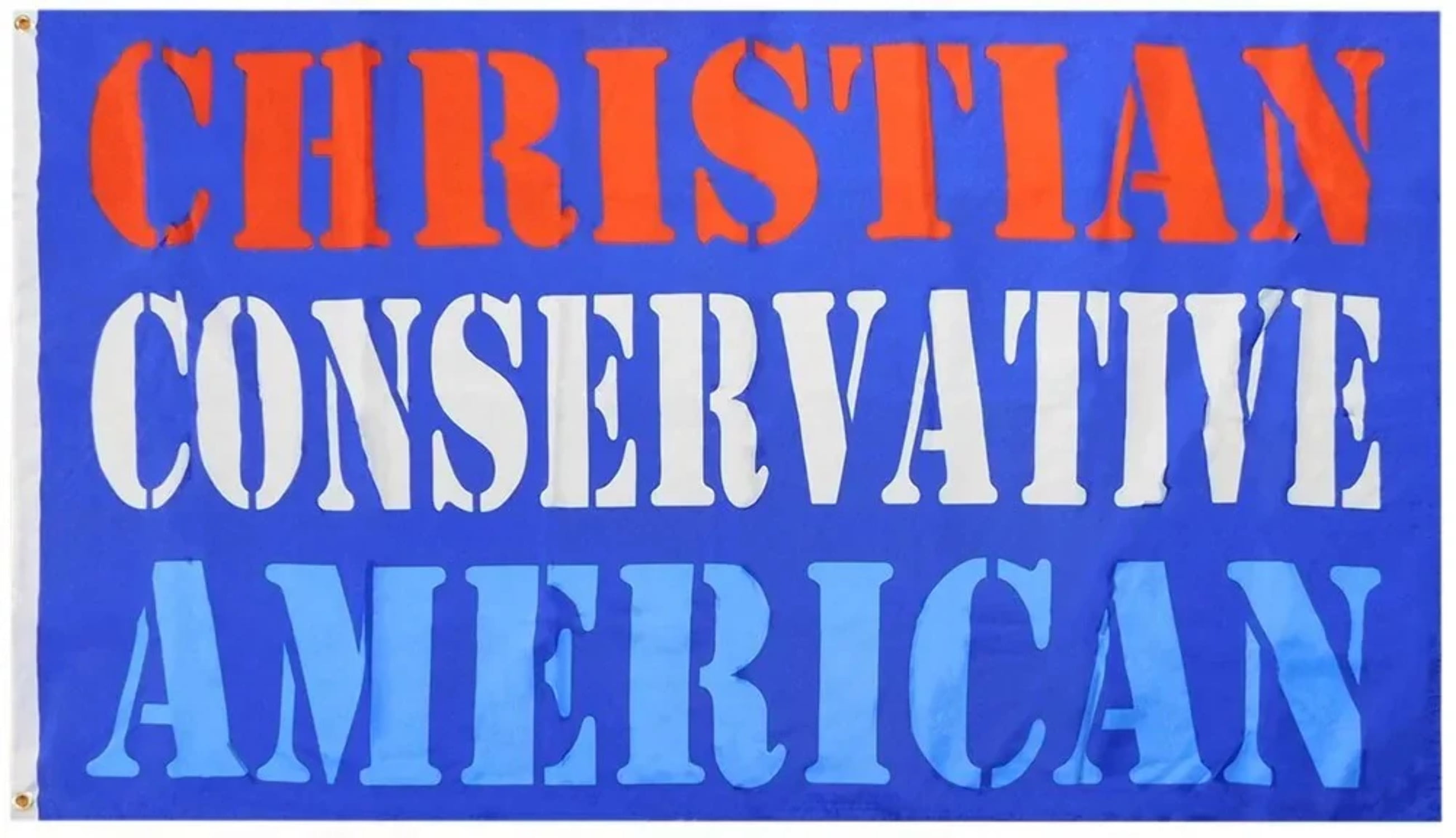 3x5 Christian Conservative American Blue 3'x5' 100D Woven Poly Nylon ...