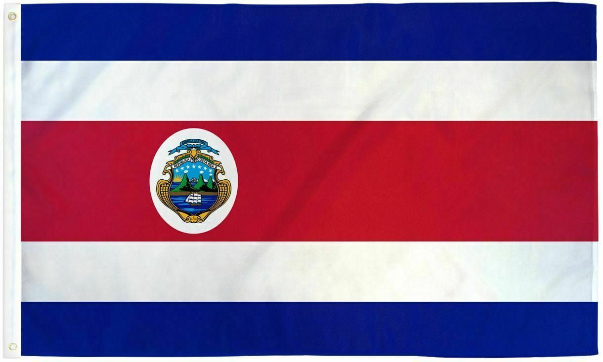 3x5 Costa Rica Flag Costa Rican Country Banner Central American Pennant ...