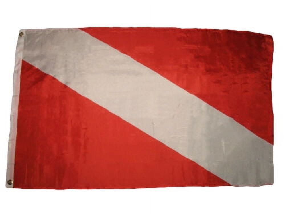 3x5 Diver Down Premium Flag 3'x5' House Boat Banner Grommets Super ...