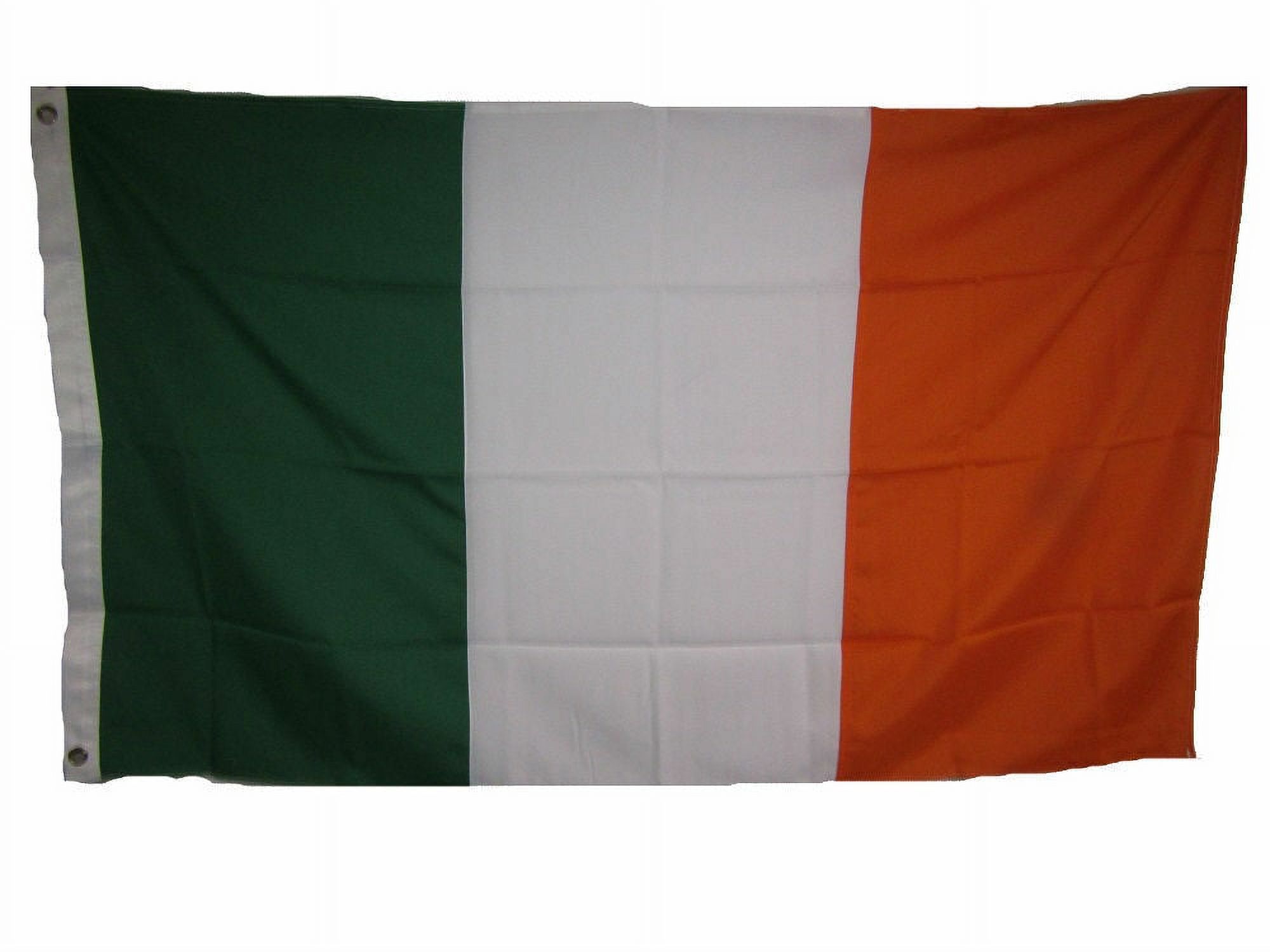 3x5 Embroidered Ireland Irish Orange White Green Nylon Flag 3'x5' Sewn ...