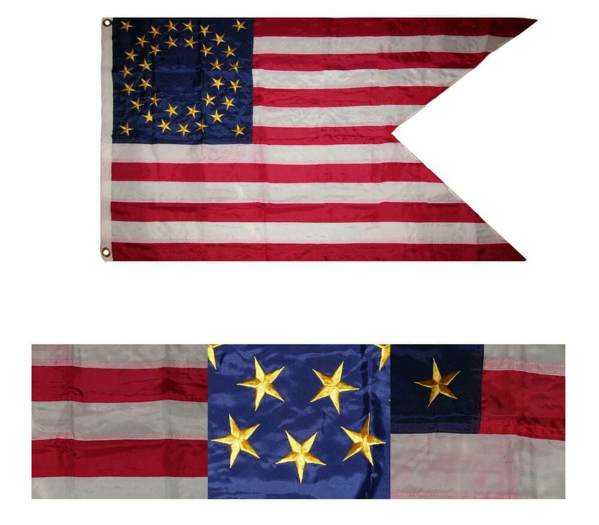 3x5 Embroidered Sewn Union Cavalry Guidon 300D Nylon Flag 3'x5 ...