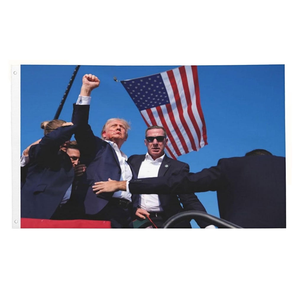3x5 FT Donald Trump 2024 Flag Banner, President Trump Flag Polyester ...