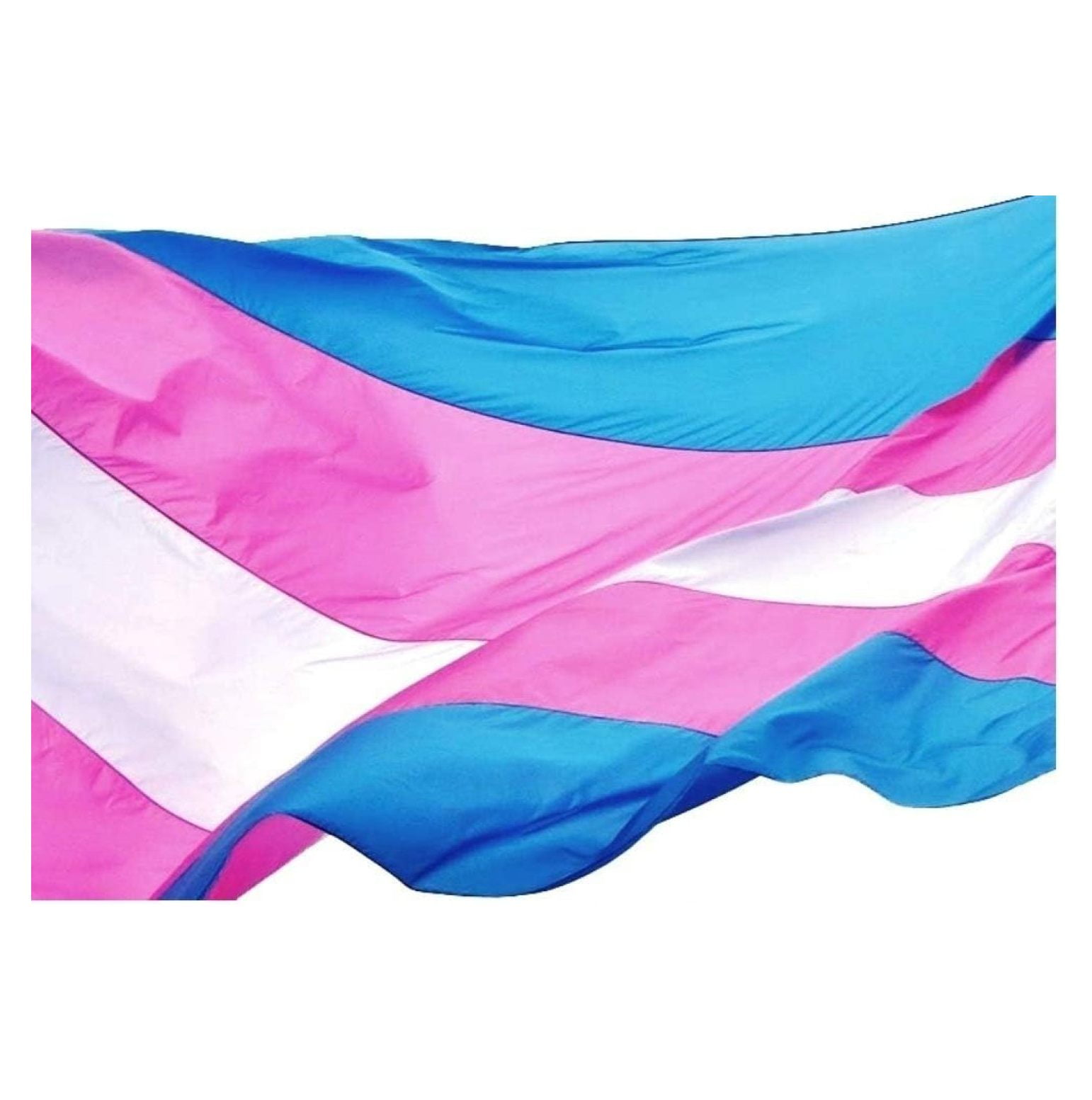 3x5 FT Transgender Pride Flag (Sewn Stripes) Outdoor SolarMax Nylon ...