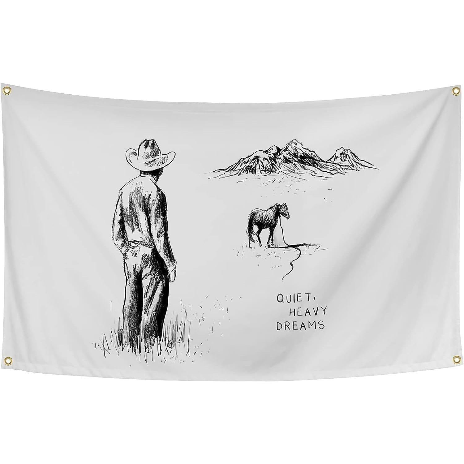 3x5 FT Zach Singer Bryan Flag Tapestry Quiet Heavy Dreams Album Cover ...