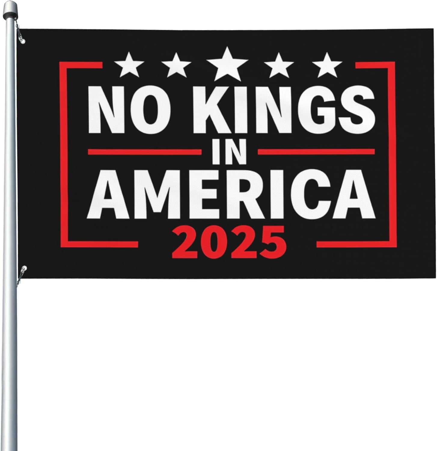 3x5 Feet No Kings in America Flag Save Democracy Garden Flags Yard ...