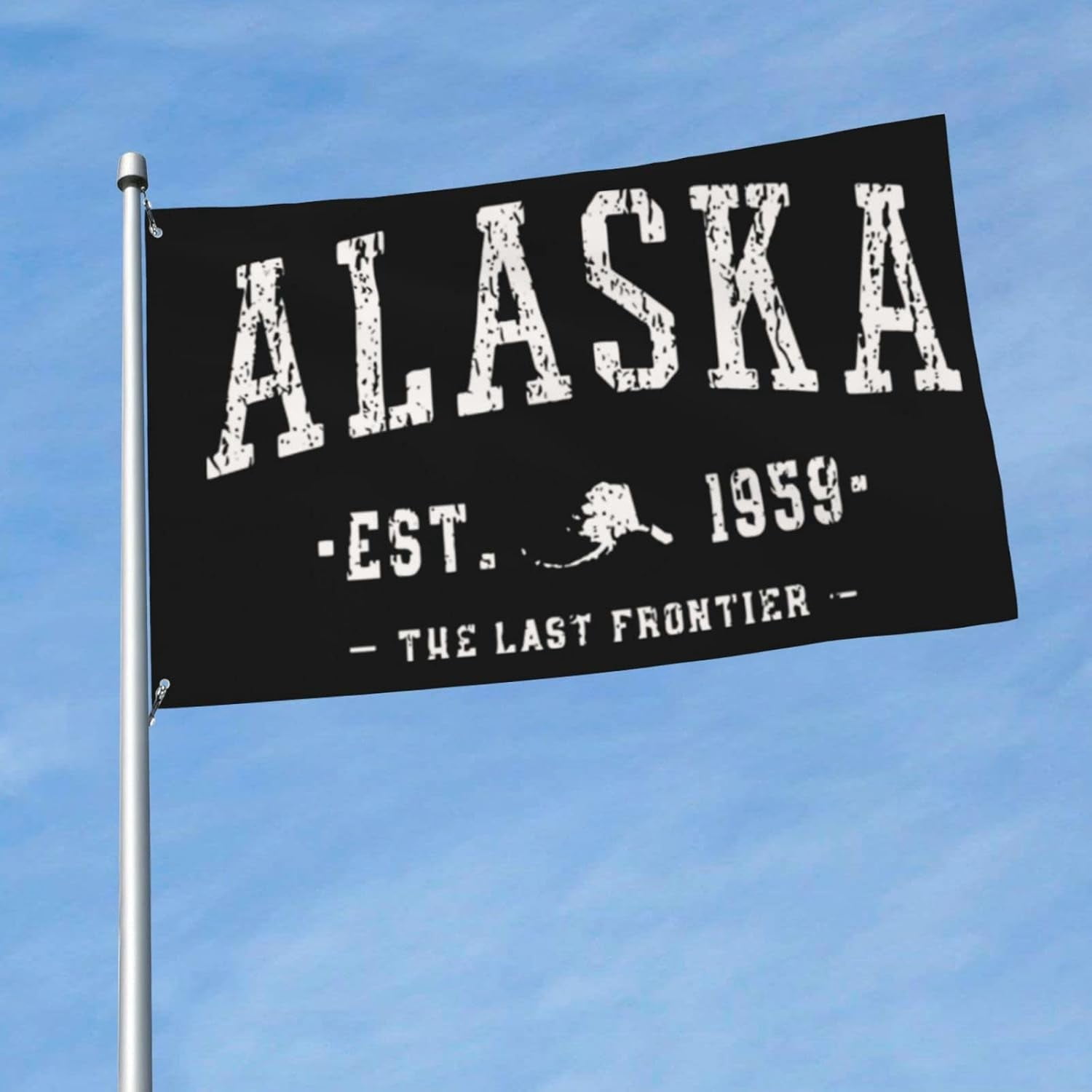 3x5 Ft Alaska Est 1959 Flag House Flag Garden flag outdoor banners Yard ...