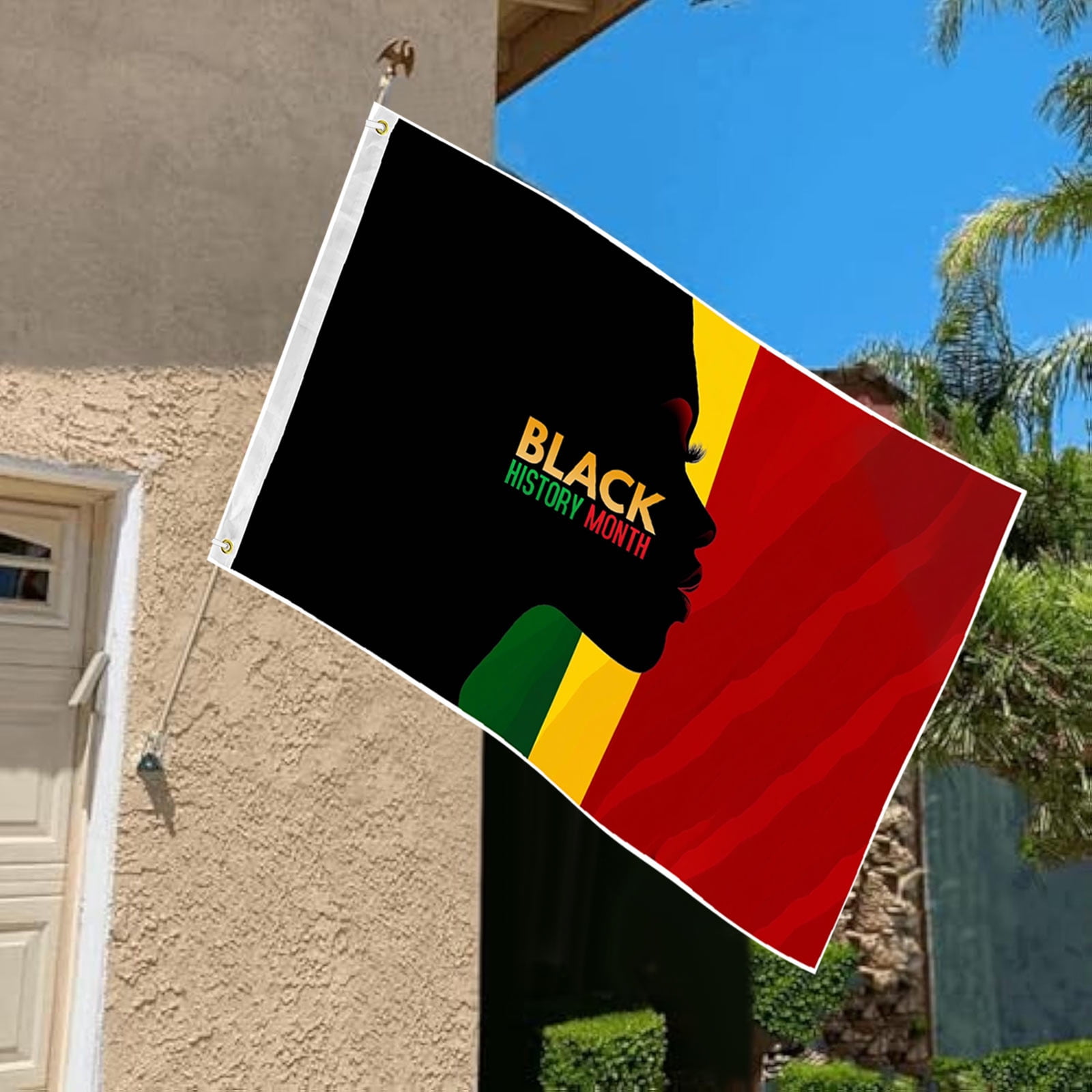3x5 Ft American US Polyester Flag, Black History Month Flag, Vivid Color and Fade proof, Canvas ...