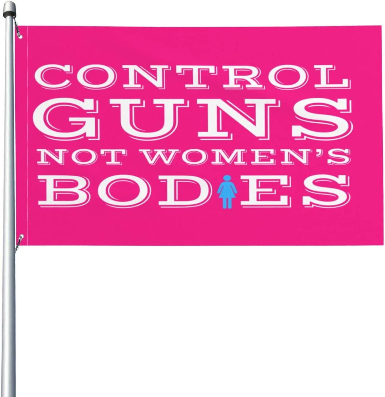 3x5 Ft Enough Stop End Gun Violence Flag Pink Control Guns Not Womens ...