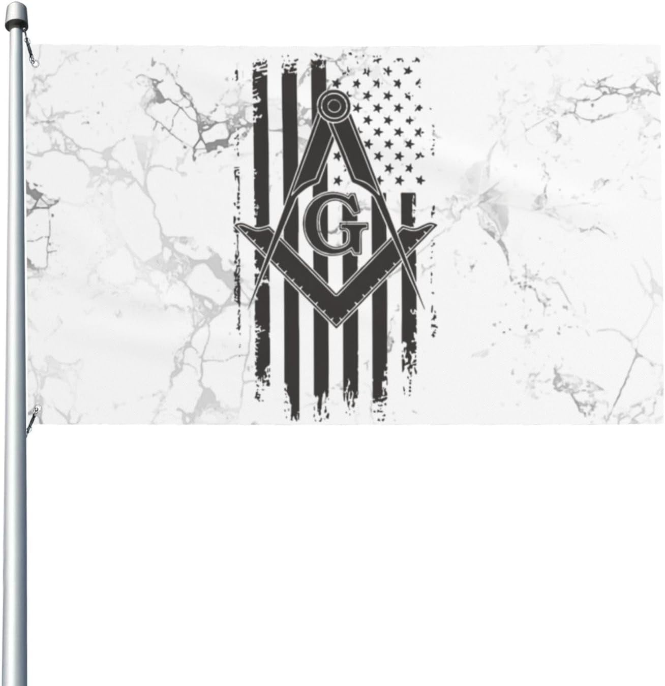 3x5 Ft Flags Freemasonry masonic america flag Flag Garden flag House ...