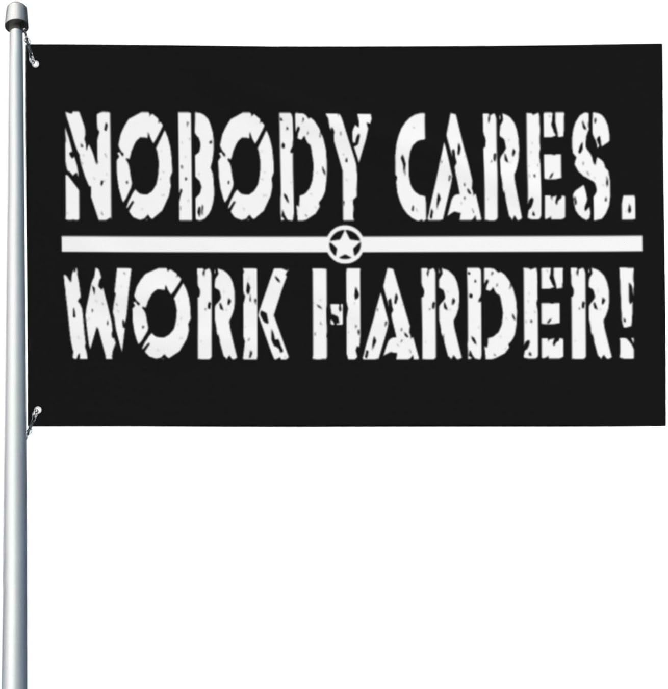 3x5 Ft Flags Nobody Cares Work Harder Flag Garden flag House Flag Banner Tapestry Outdoor Yard ...