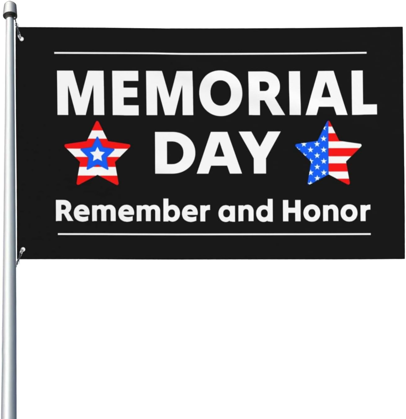 3x5 Ft Happy Memorial Day Flag Sign Patriotic American Flag Banner ...