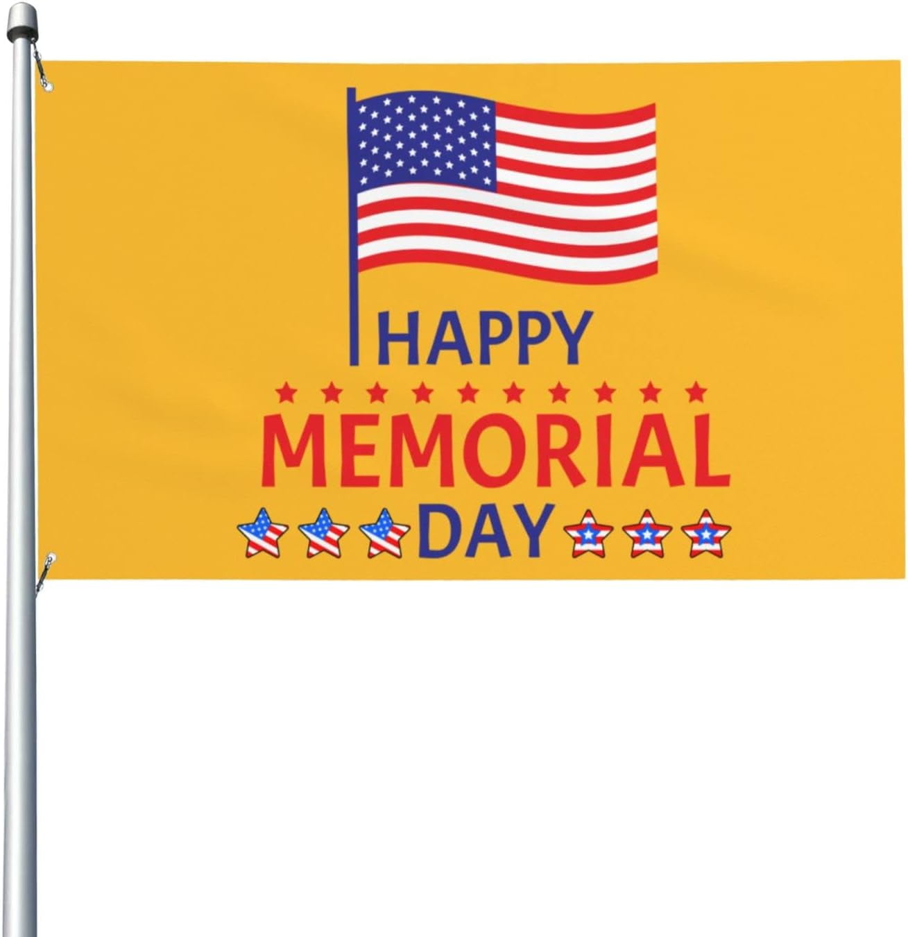 3x5 Ft Happy Memorial Day Flag Sign Patriotic American Flag Banner ...