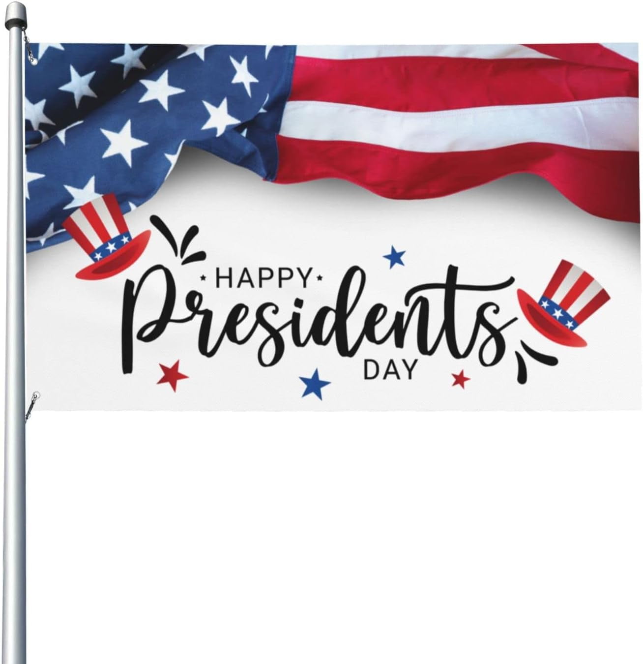 3x5 Ft Happy Presidents Day Flag Sign Independence Day Flag Banner ...