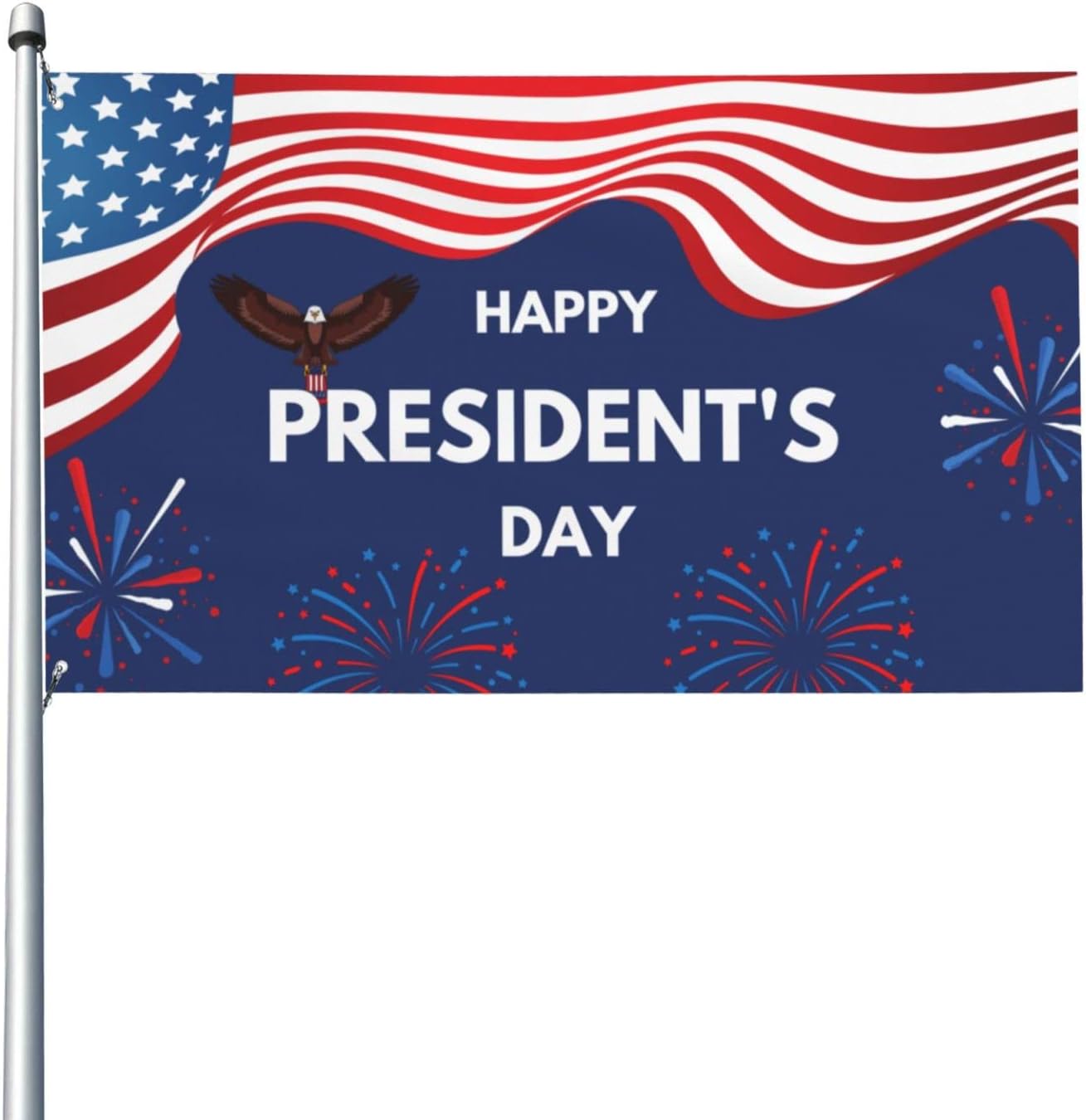 3x5 Ft Happy Presidents Day Flag Sign Independence Day Flag Banner ...