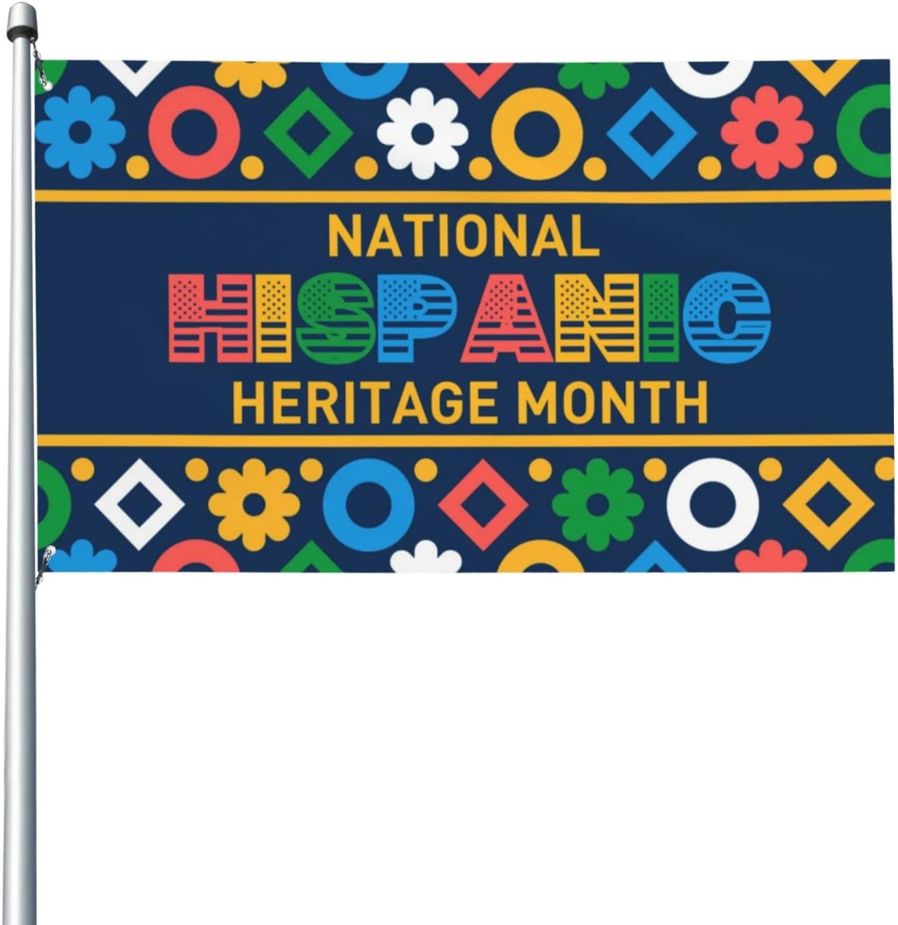 3x5 Ft National Hispanic Heritage Month Flag Sign Celebrate Hispanic ...