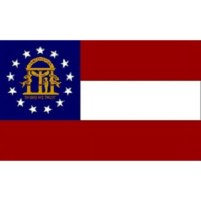 3x5 Georgia Flag Polyester State Banner 3' x 5' GA New - Walmart.com