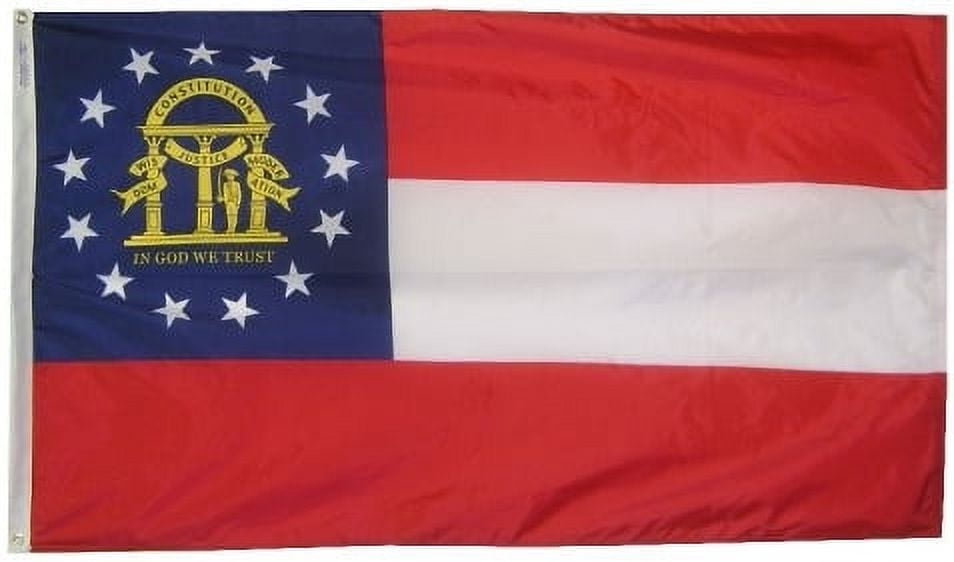 3x5' Georgia Heavy Weight Nylon flag From All Star Flags - Walmart.com