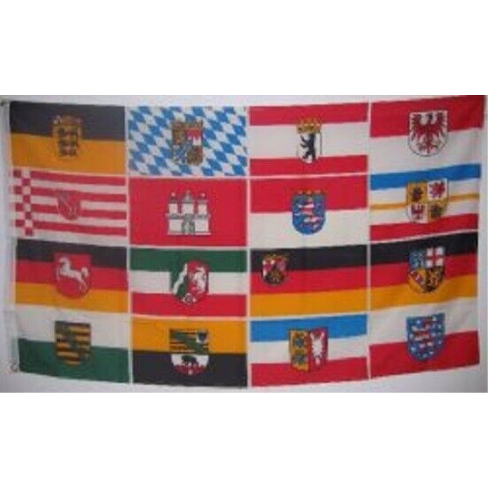 3x5 Germany Flag with 16 German State Flags Event Banner Deutschland ...