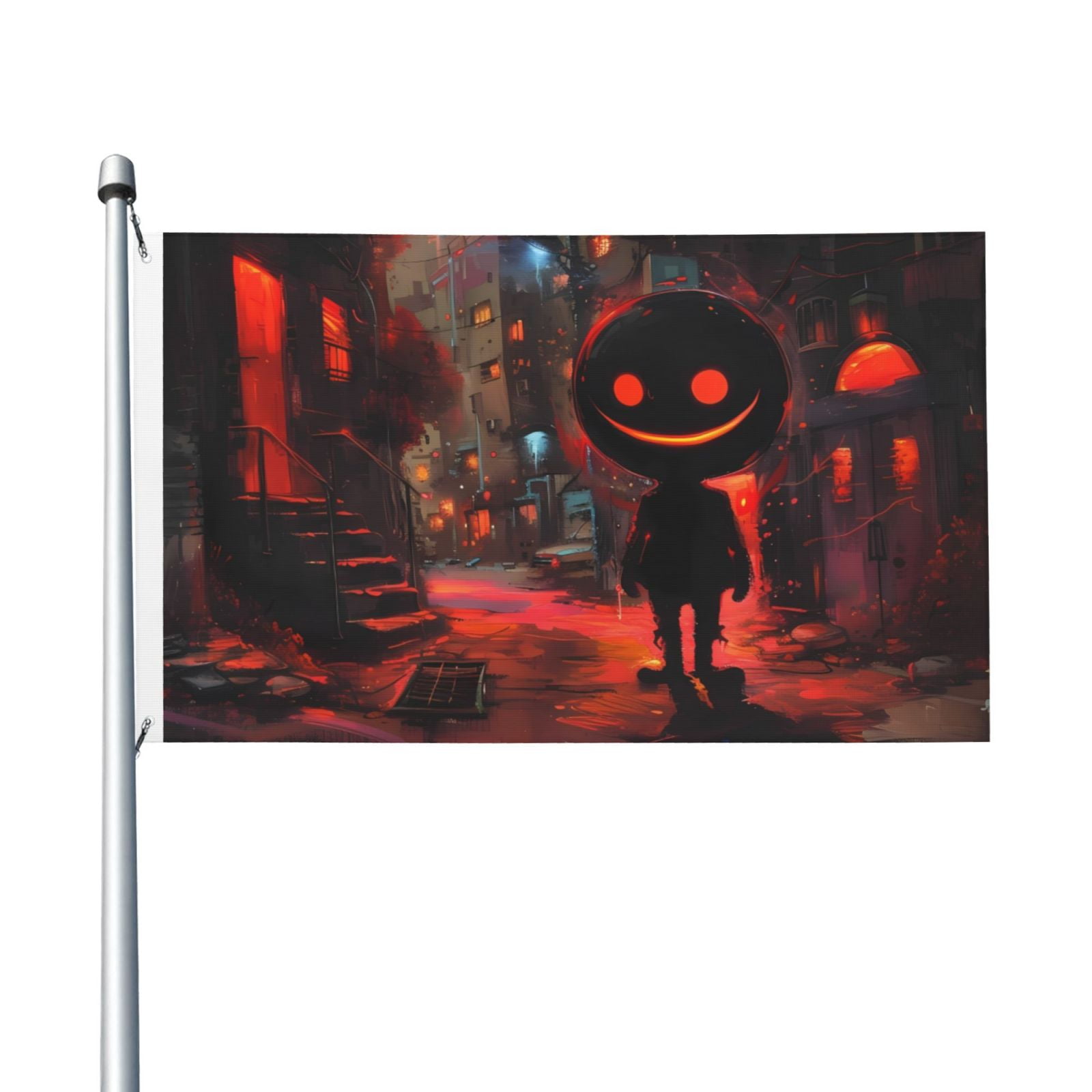 3x5 Halloween Garden Flags for Outside - Halloween Sunset Ghost ...