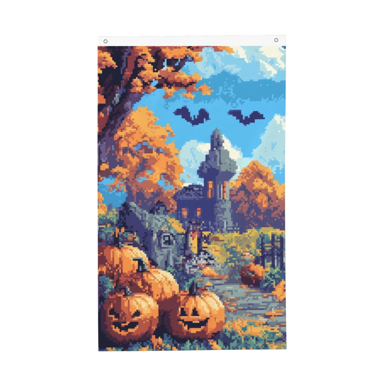 3x5 Halloween Garden Flags for Outside - Halloween Vintage Pumpkin ...