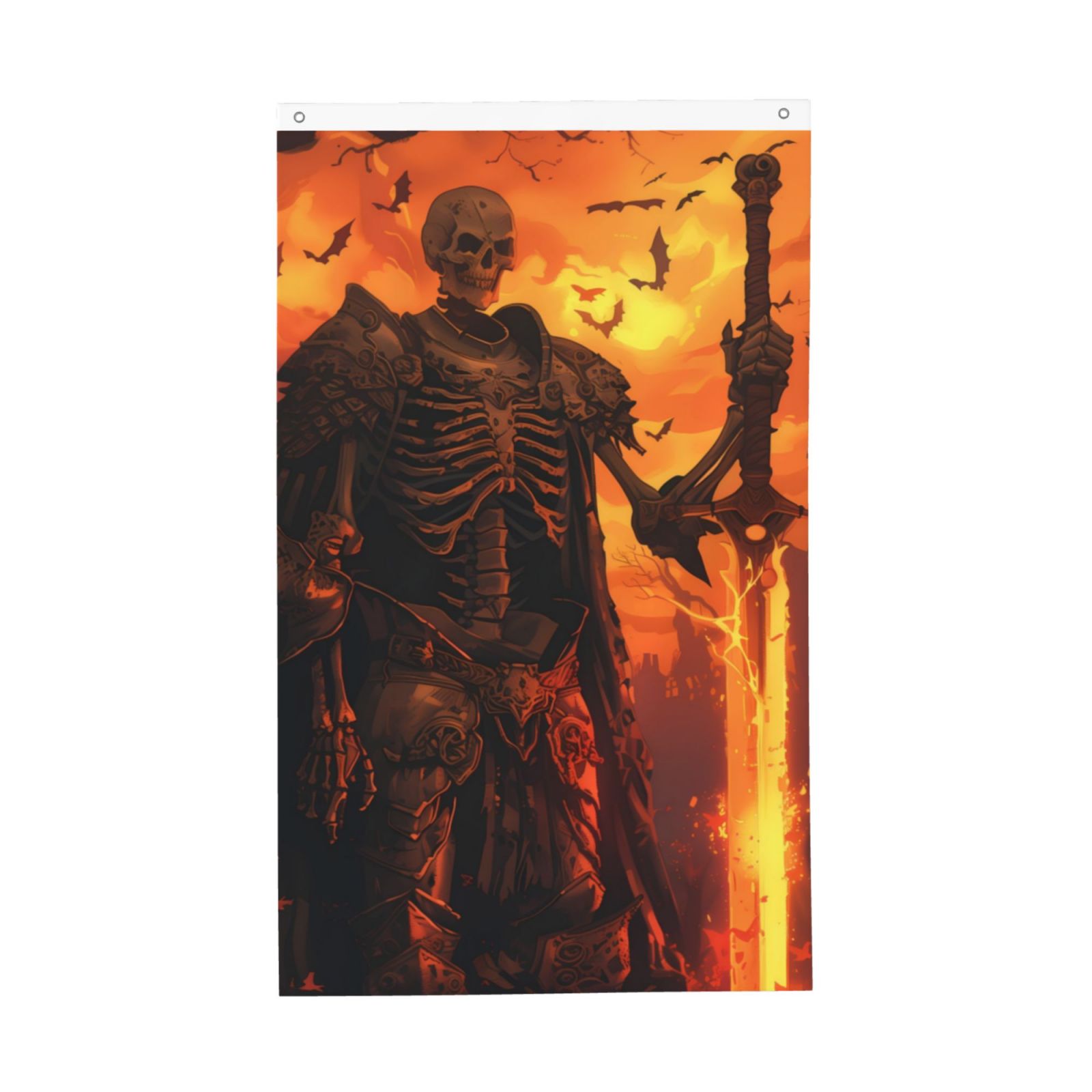 3x5 Halloween Garden Flags for Outside - Halloween Vintage Skeleton ...