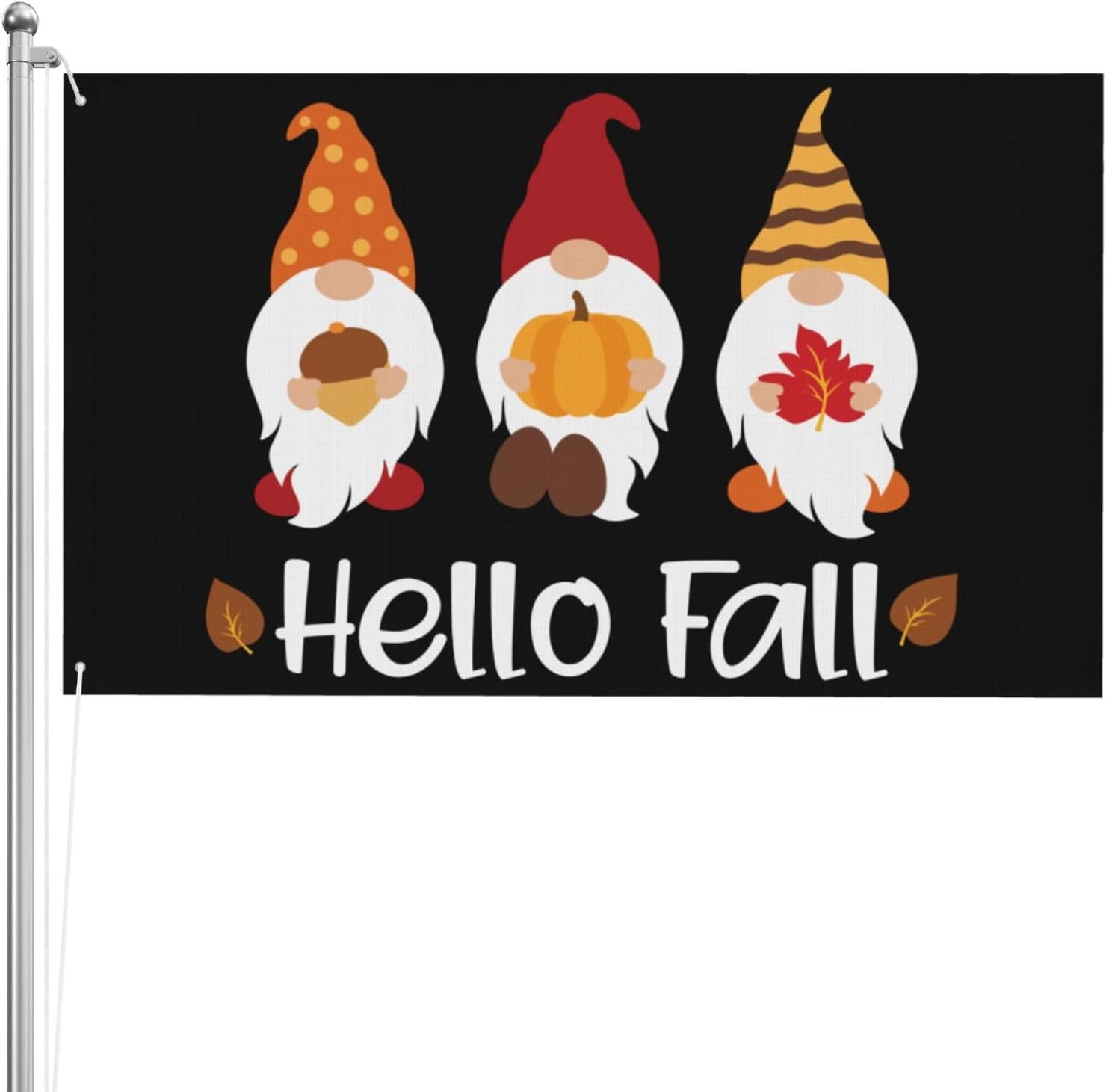 3x5 Happy Fall Flag For Outside Decorations Double Sided Hello Autumn ...