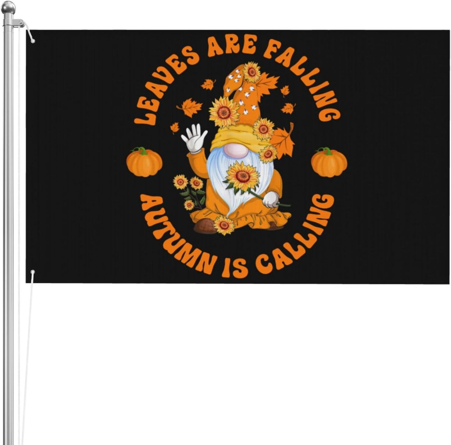 3x5 Happy Fall Flag For Outside Decorations Double Sided Hello Autumn ...