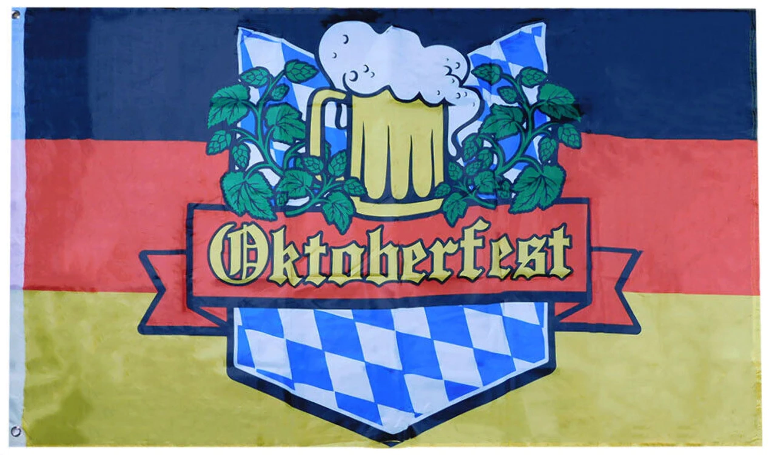 3x5 Happy Oktoberfest Flag Germany Bavaria Beer Fest Bar Octoberfest ...
