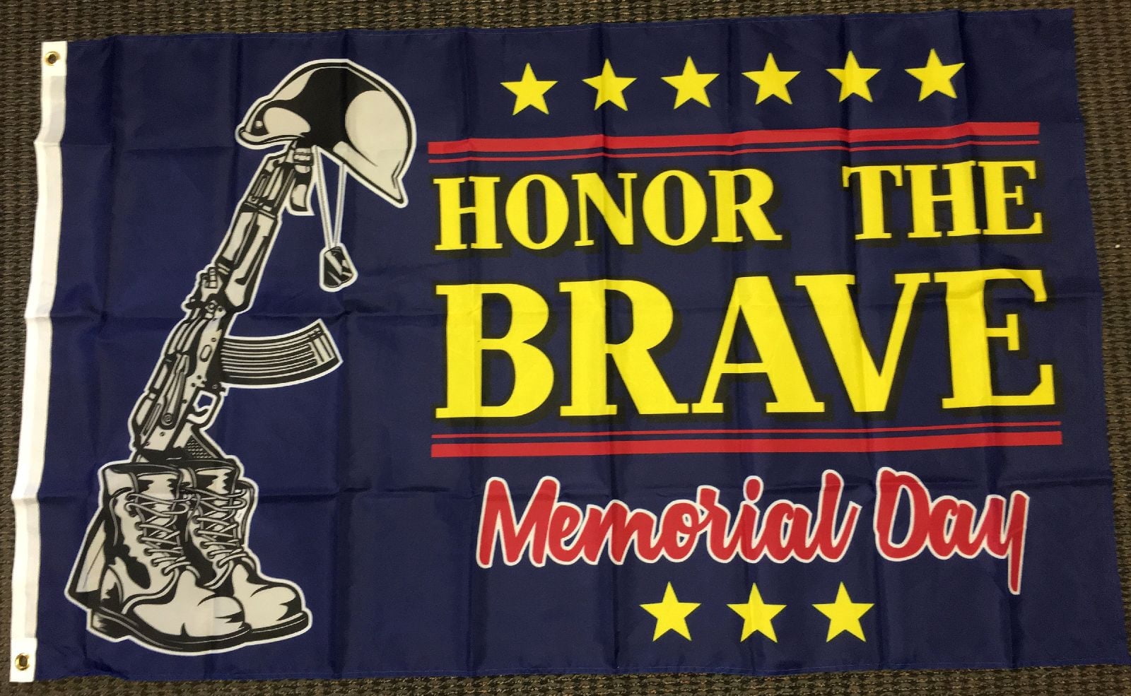 3x5 Honor The Brave Memorial Day Flag Holiday Honoring Fallen Military ...