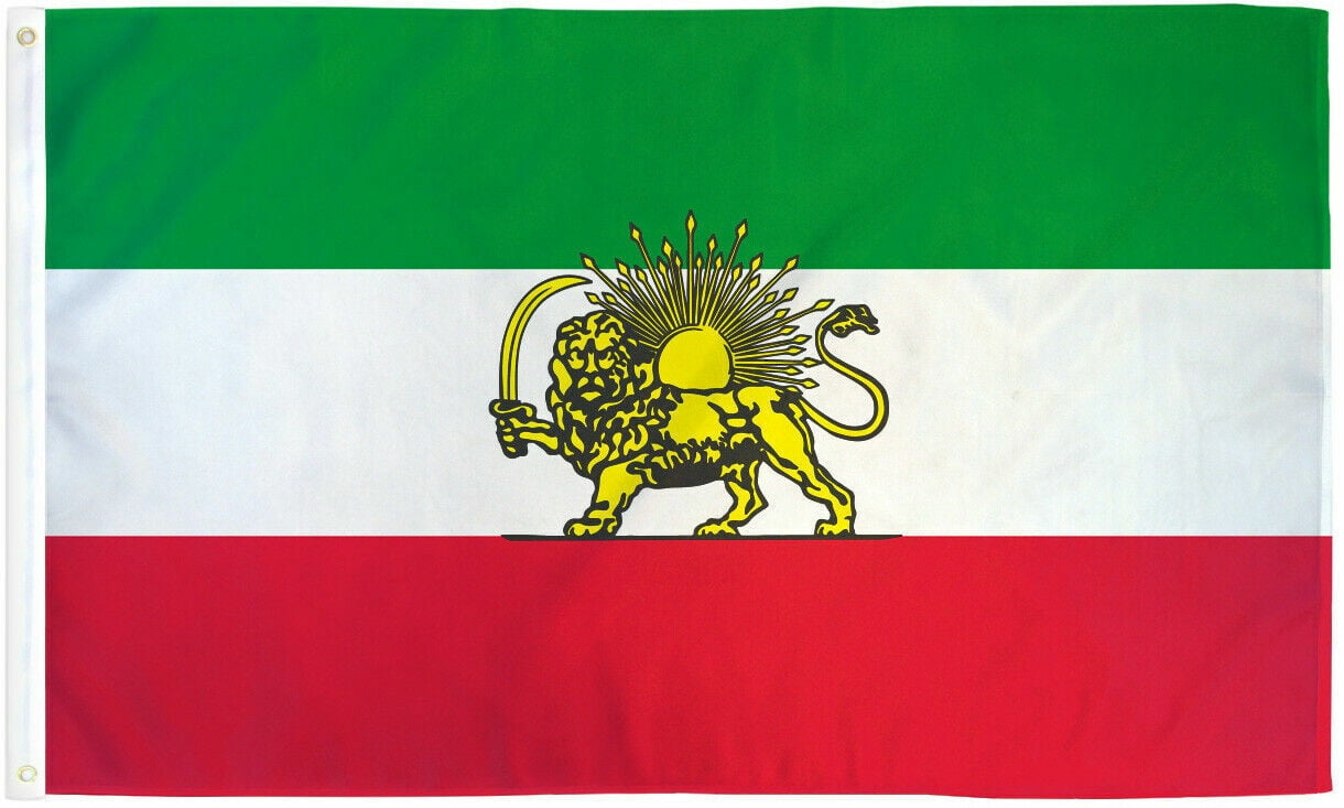 Iran Flag Lion