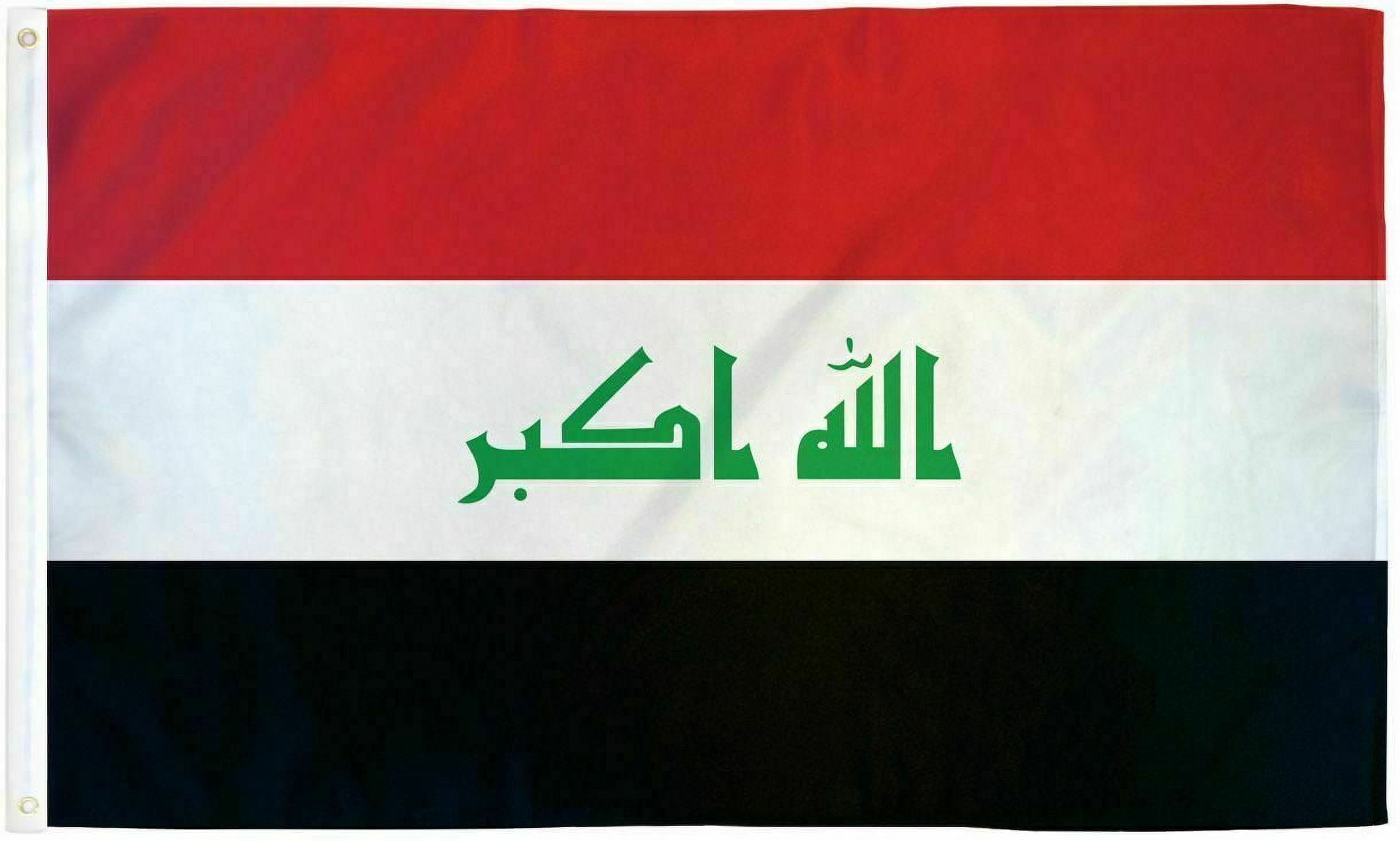 3x5 Iraq Flag Iraqi Country Banner Pennant New Indoor Outdoor - Walmart.com