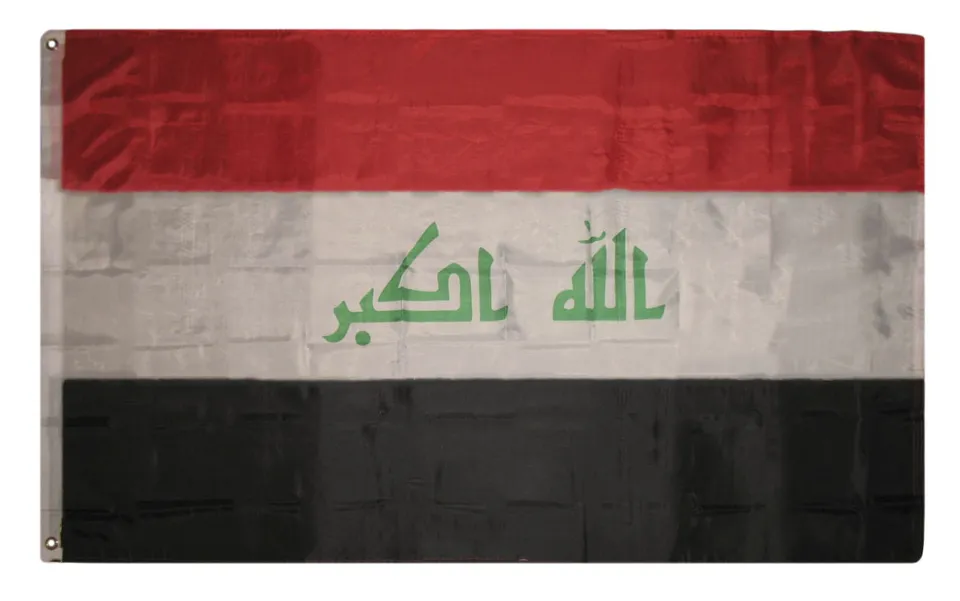 3x5 Iraq Takbir Arab Liberation Allahu Akbar Flag 3'x5' Banner Grommets ...