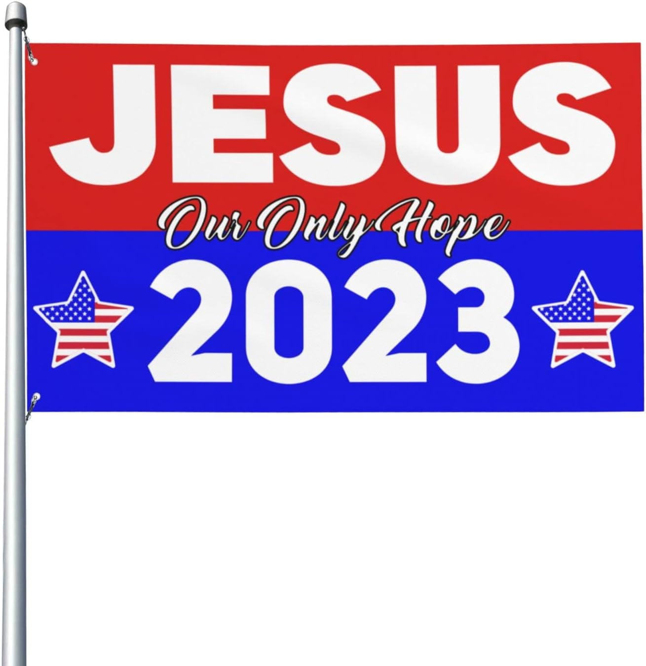 3x5 Jesus 2024 Our Only Hope Flag Banner Christ Jesus 2024 Yard Sign ...