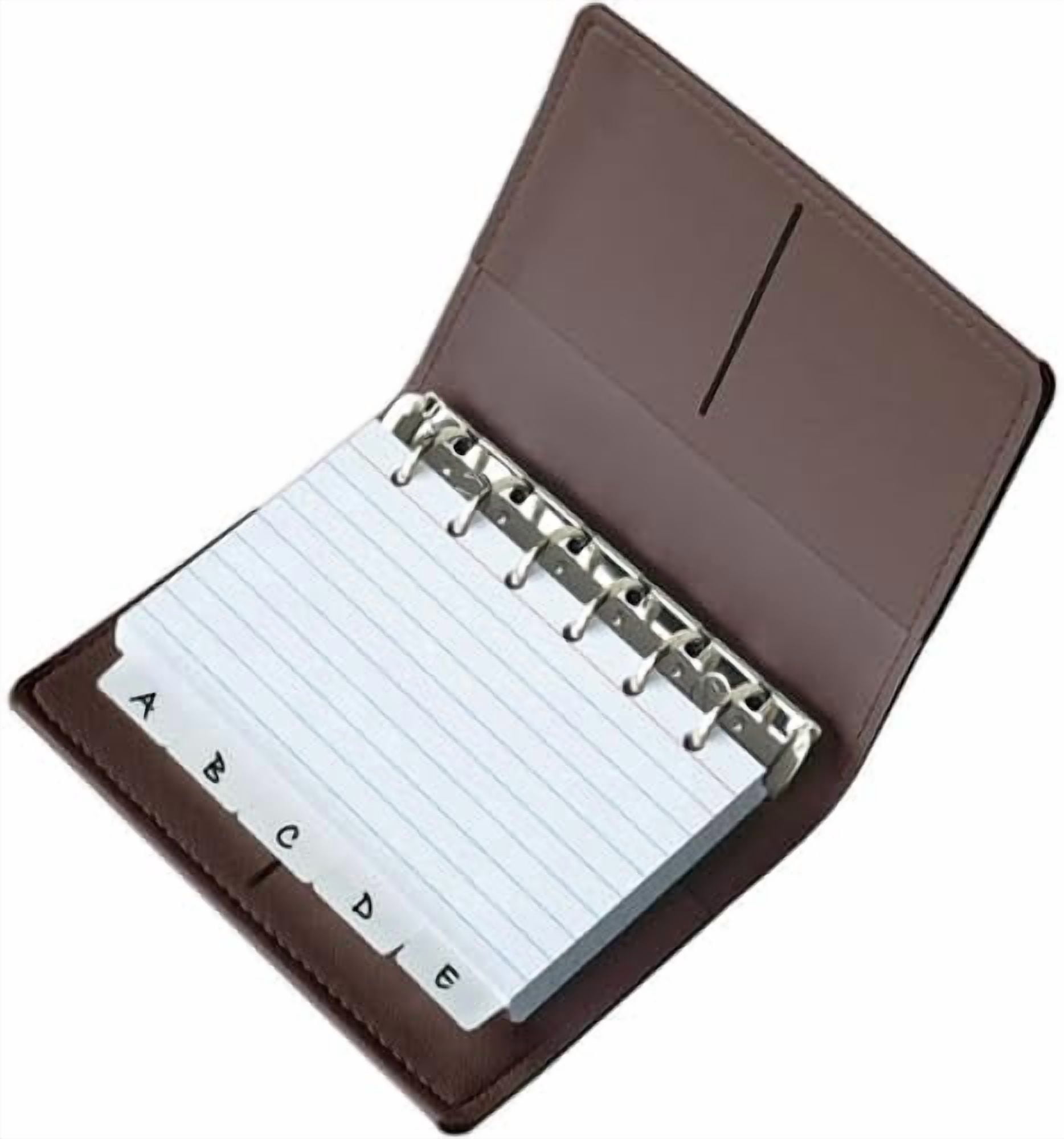 3x5 Lined Index Cards with Ring Binder Holder and Dividers, 100 Note ...