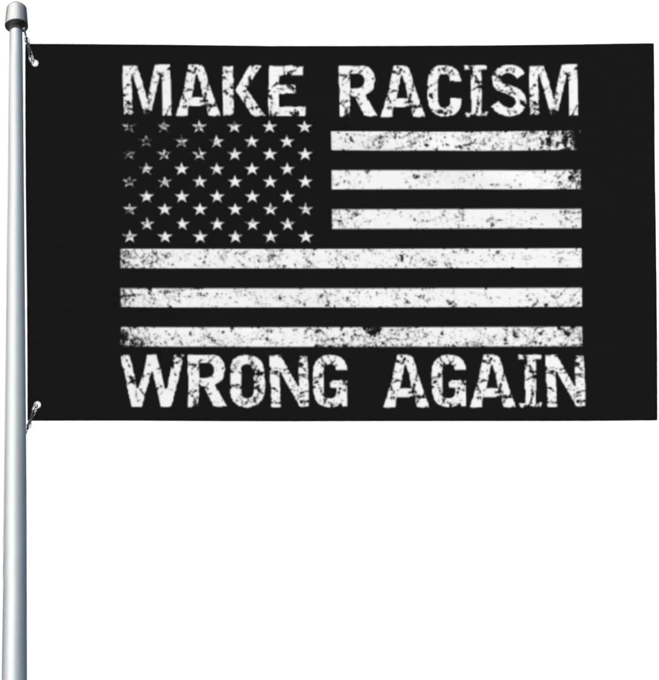 3x5 Make Racism Wrong Again Anti Racist Flag Blm Black Lives Matter ...