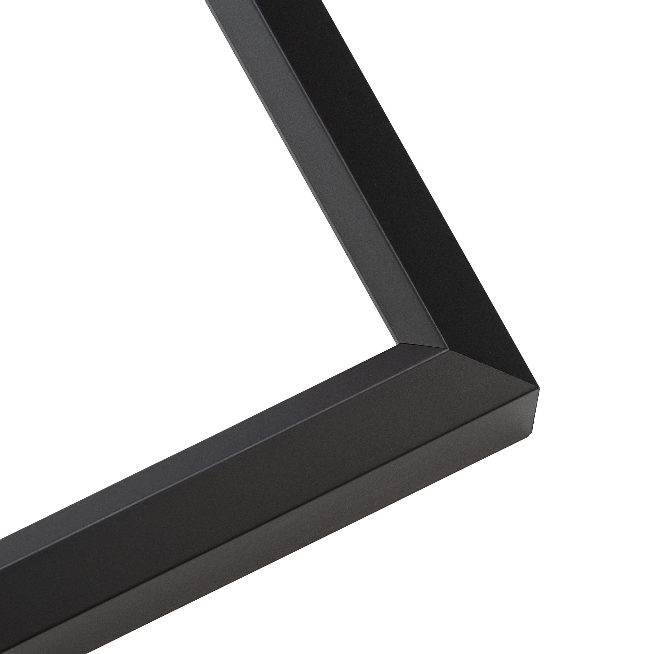 3x5 Minimalist Shadow Box Black Picture Frame - UV Acrylic, Backing ...