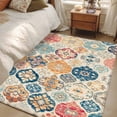 3x5 Morocco Boho Area Rug for Bedroom, Washable Non Slip Low Pile Soft ...