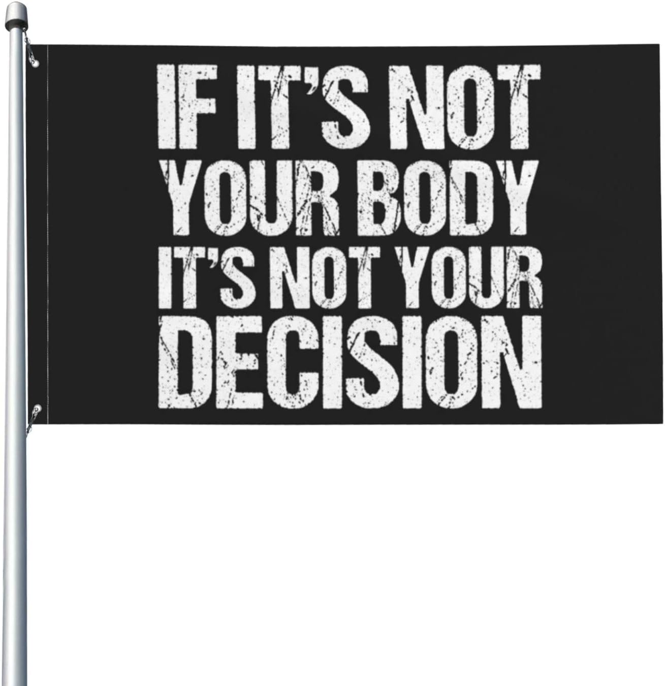 3x5 My Body My Choice Pro Choice Flag Bans Off Our Bodies Pro Roe V ...