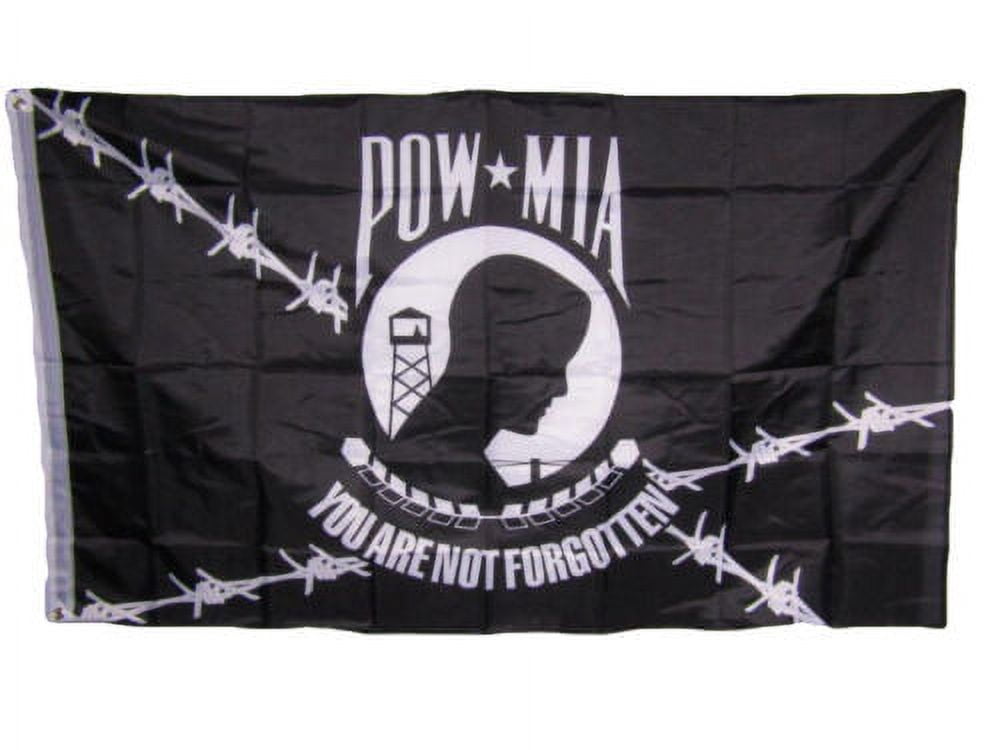3x5 POWMIA POW MIA Prisoner of War Never Forgotten Barb Barbed Wire ...