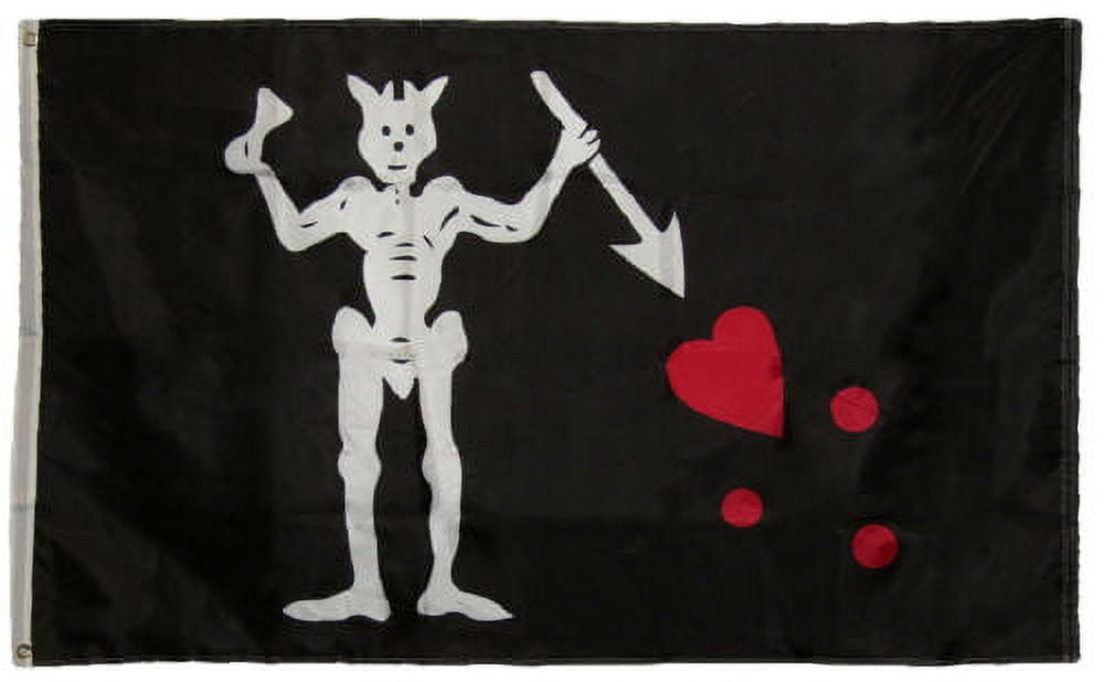 3x5 Pirate Blackbeard 150D Woven Poly Nylon Flag 5x3 Banner Grommets ...