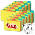 3x5 Plastic Index Card Dividers, Heavyweight Poly Index Card Guides A-Z ...
