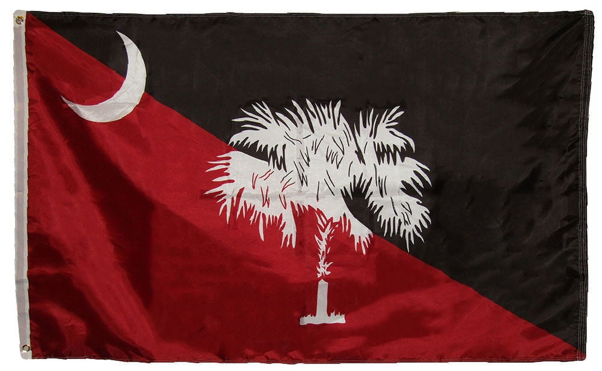 3x5 SC South Carolina Garnet & Black 150D Woven Poly Nylon Flag 5x3 ...
