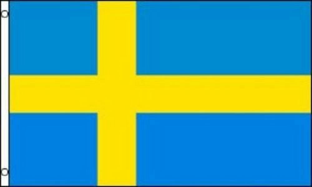 3x5 Sweden Flag Swedish Banner Country Pennant New Indoor Outdoor 100D ...