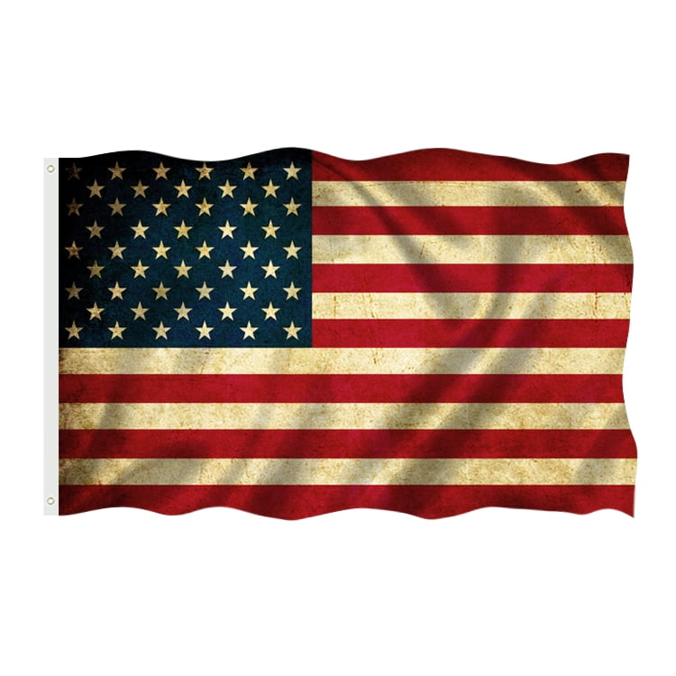 3x5 Tea Stain American Flag - Walmart.com