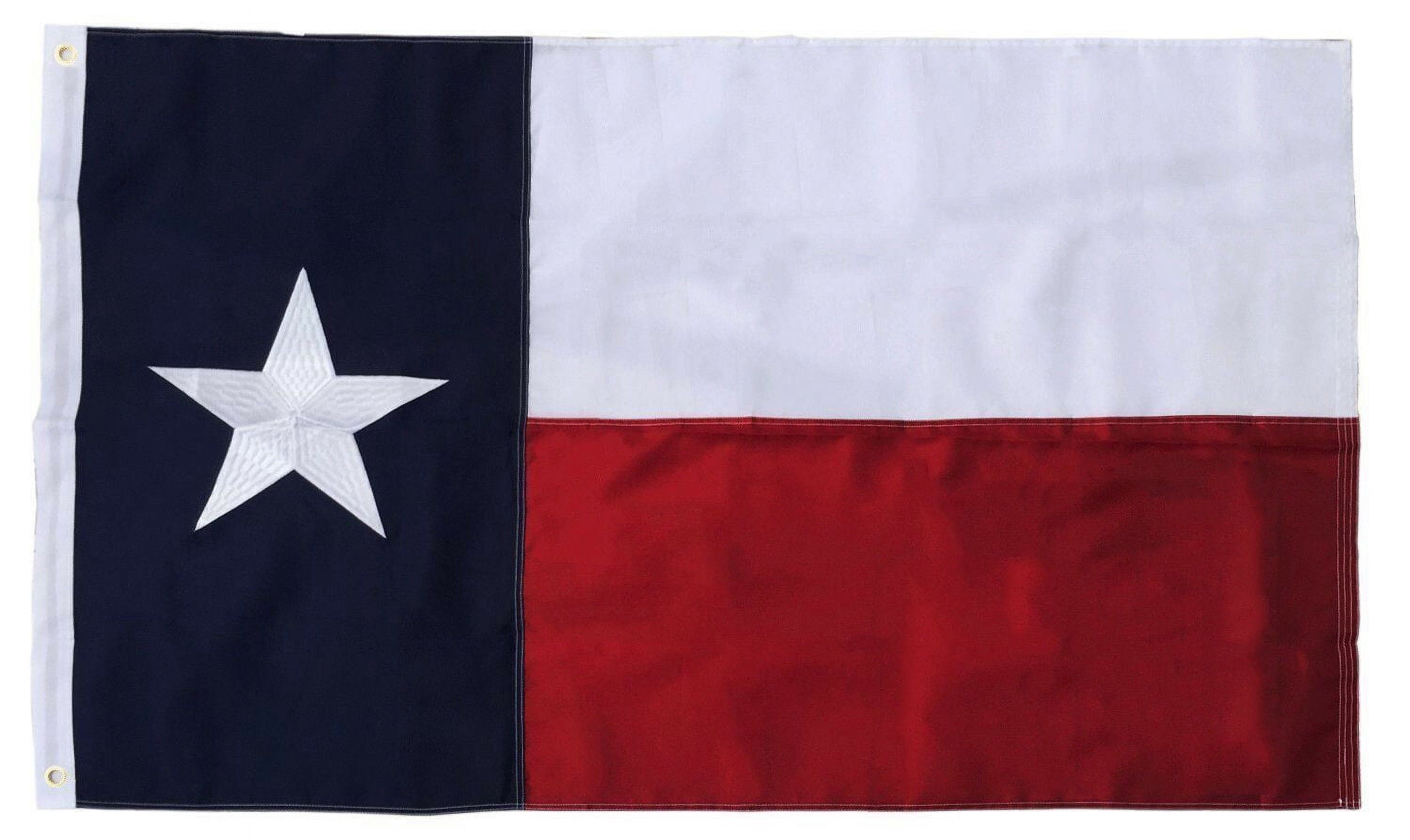 3x5 Texas Flag Embroidered Texas State Banner Grommets Double Sided ...