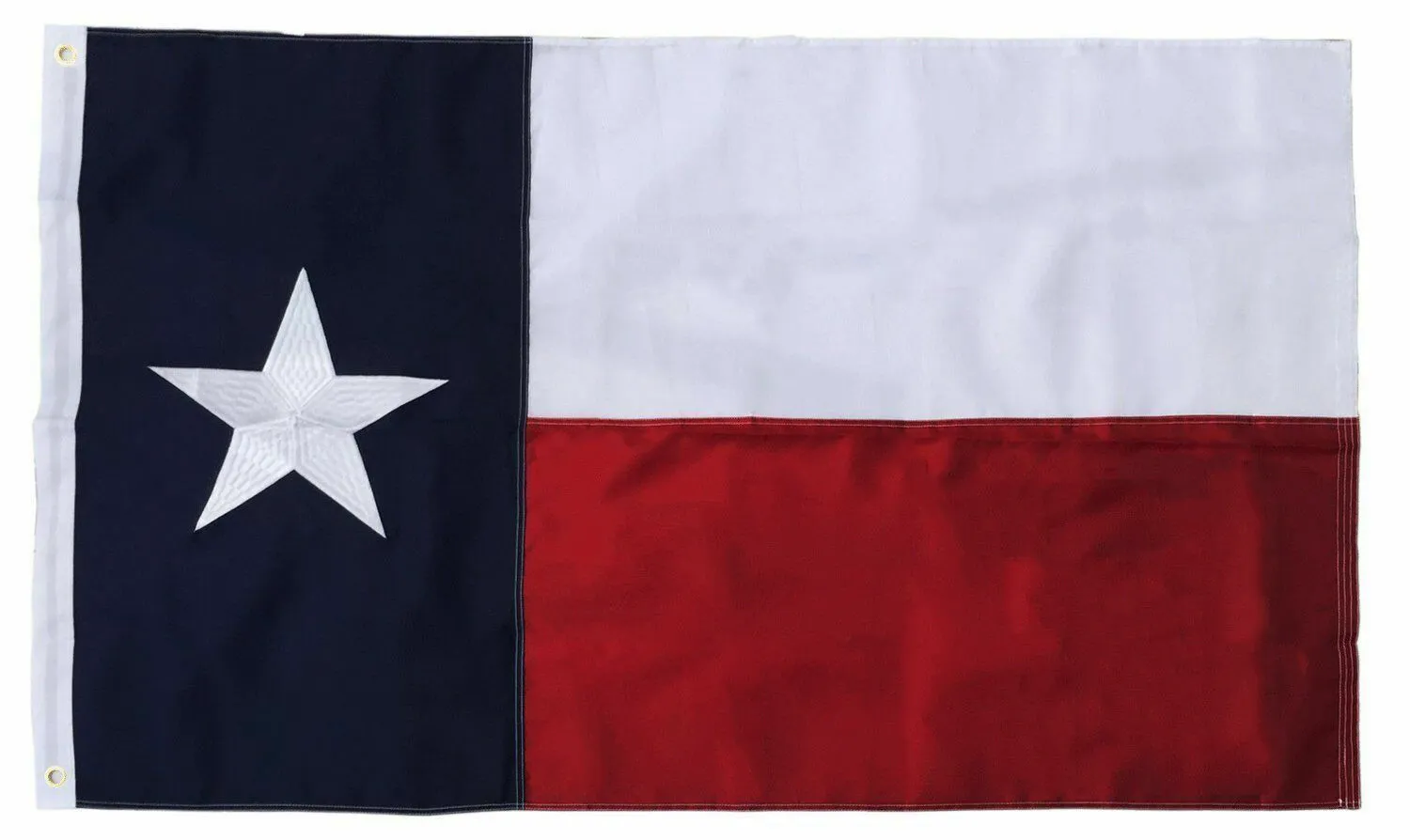 3x5 Texas Flag Embroidered Texas State Banner Grommets Double Sided ...