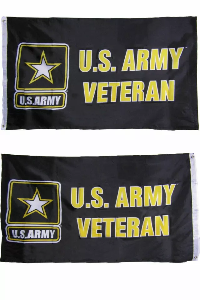 3x5 U.S. Army Veteran Flag 2 Sided Double Sided Premium Banner FAST ...
